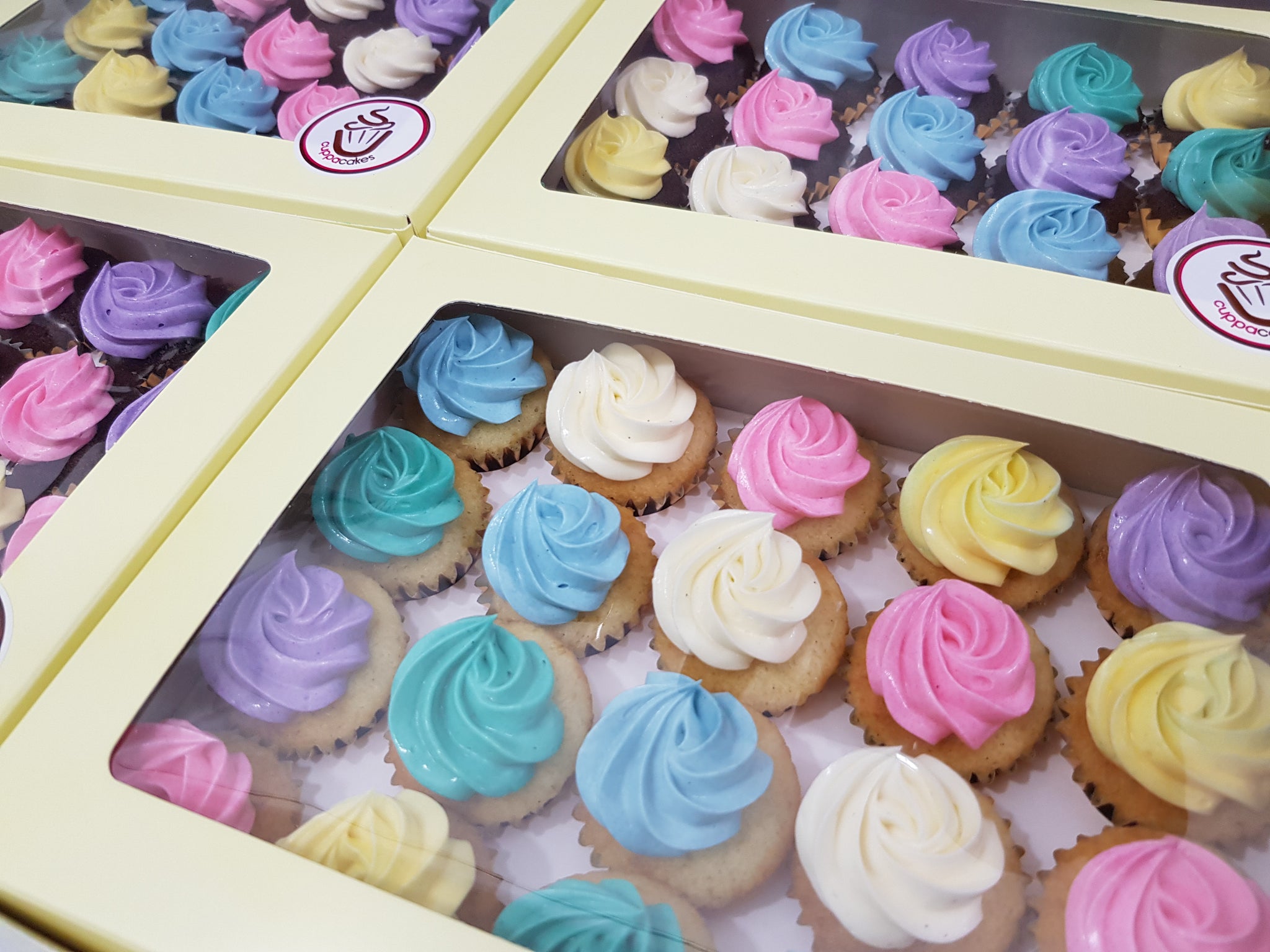Assorted color frosting (Box of 20) :: Customized cake Singapore ...