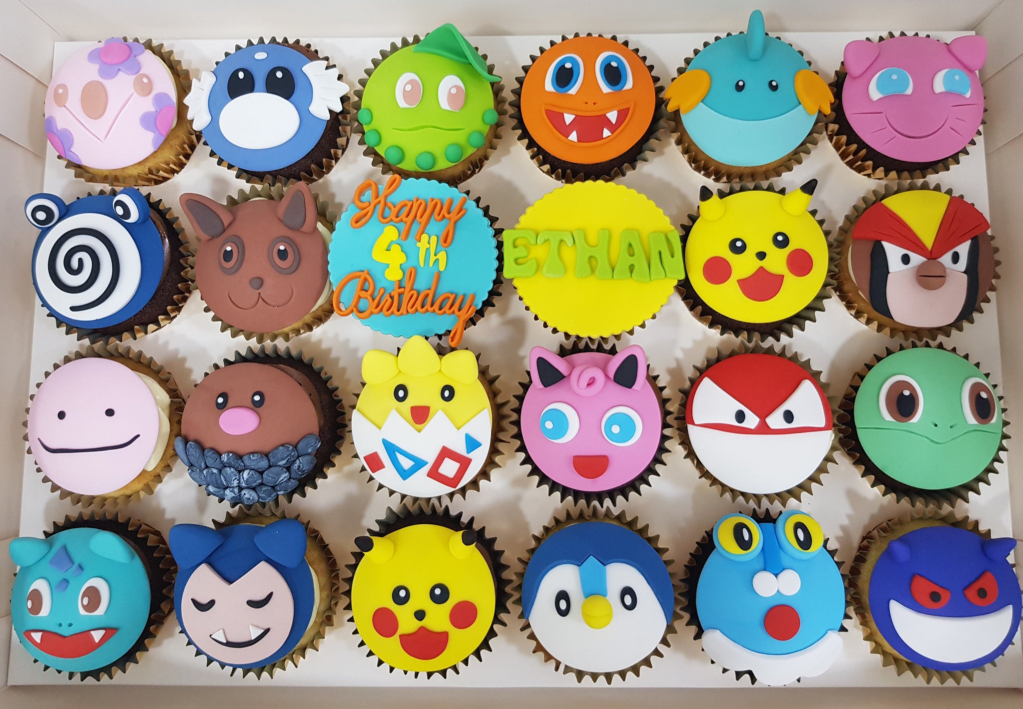 Pokemon Cupcakes (Box of 12) :: Customized cake Singapore – Cuppacakes ...